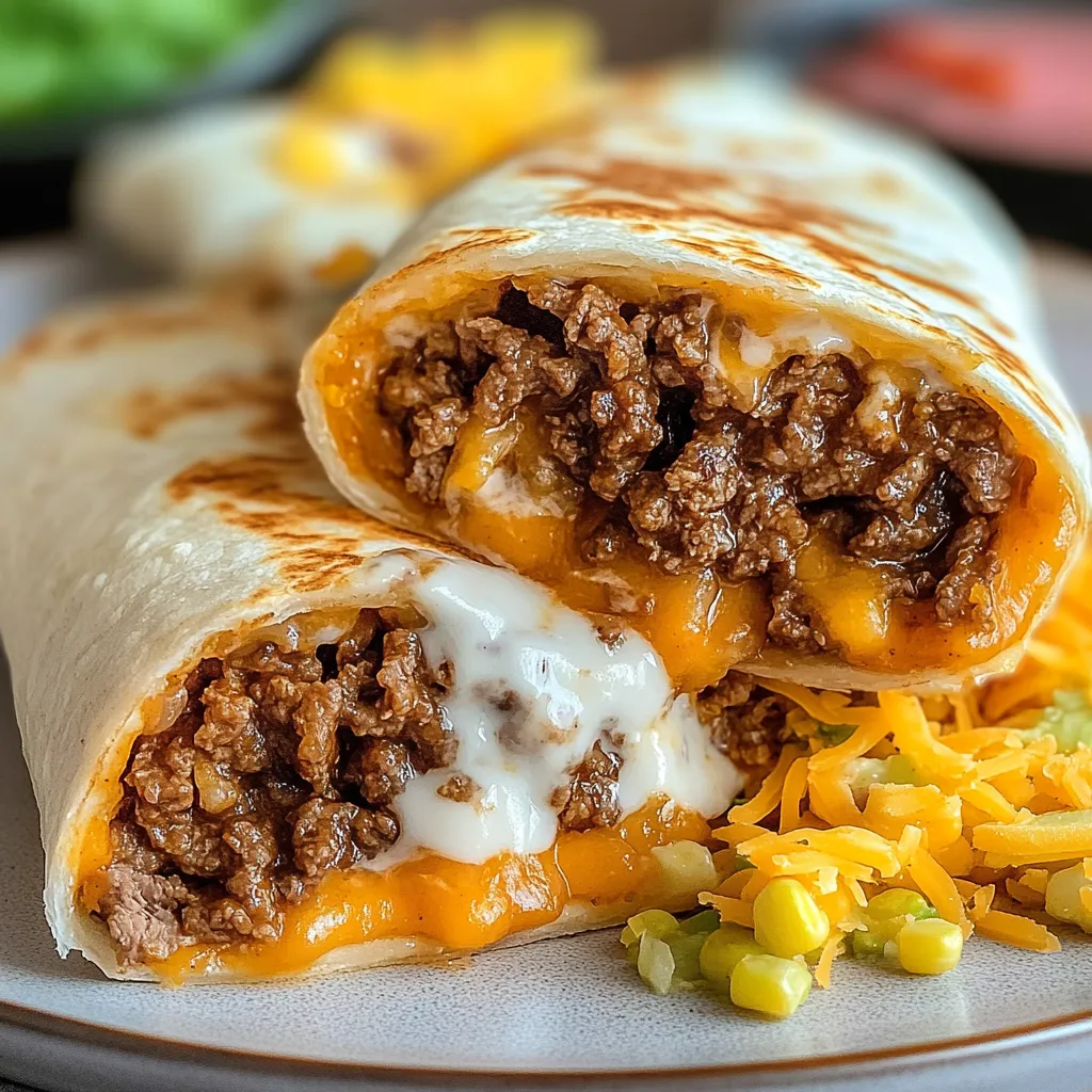 Indulge with Epic Copycat Taco Bell Beefy Melt Burrito Recipe
