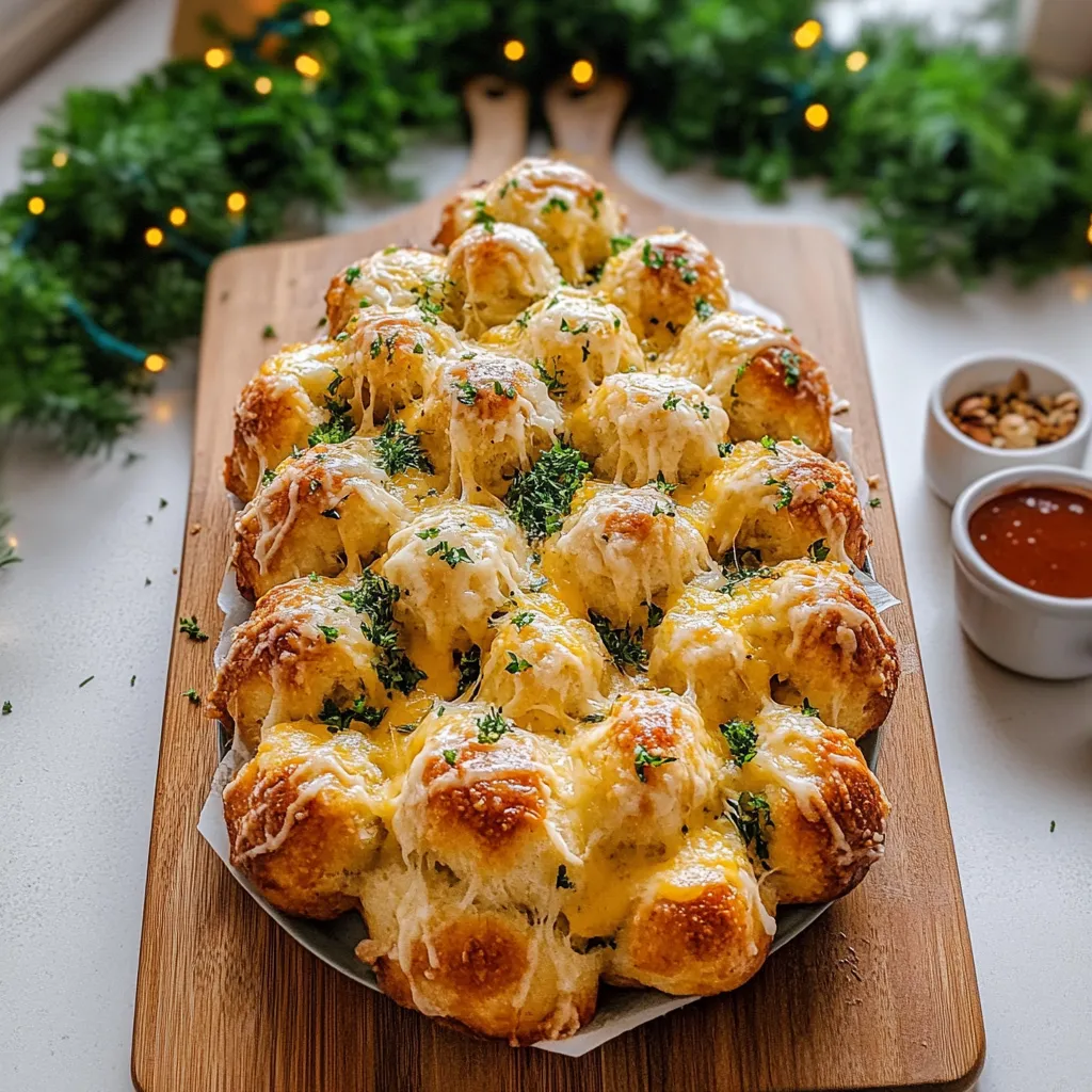 Mouthwatering Cheesy Xmas Tree Bread Recipe to Wow Guests
