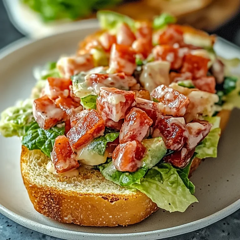 Savory Chopped BLT Ultimate Recipe for Flavorful Delight