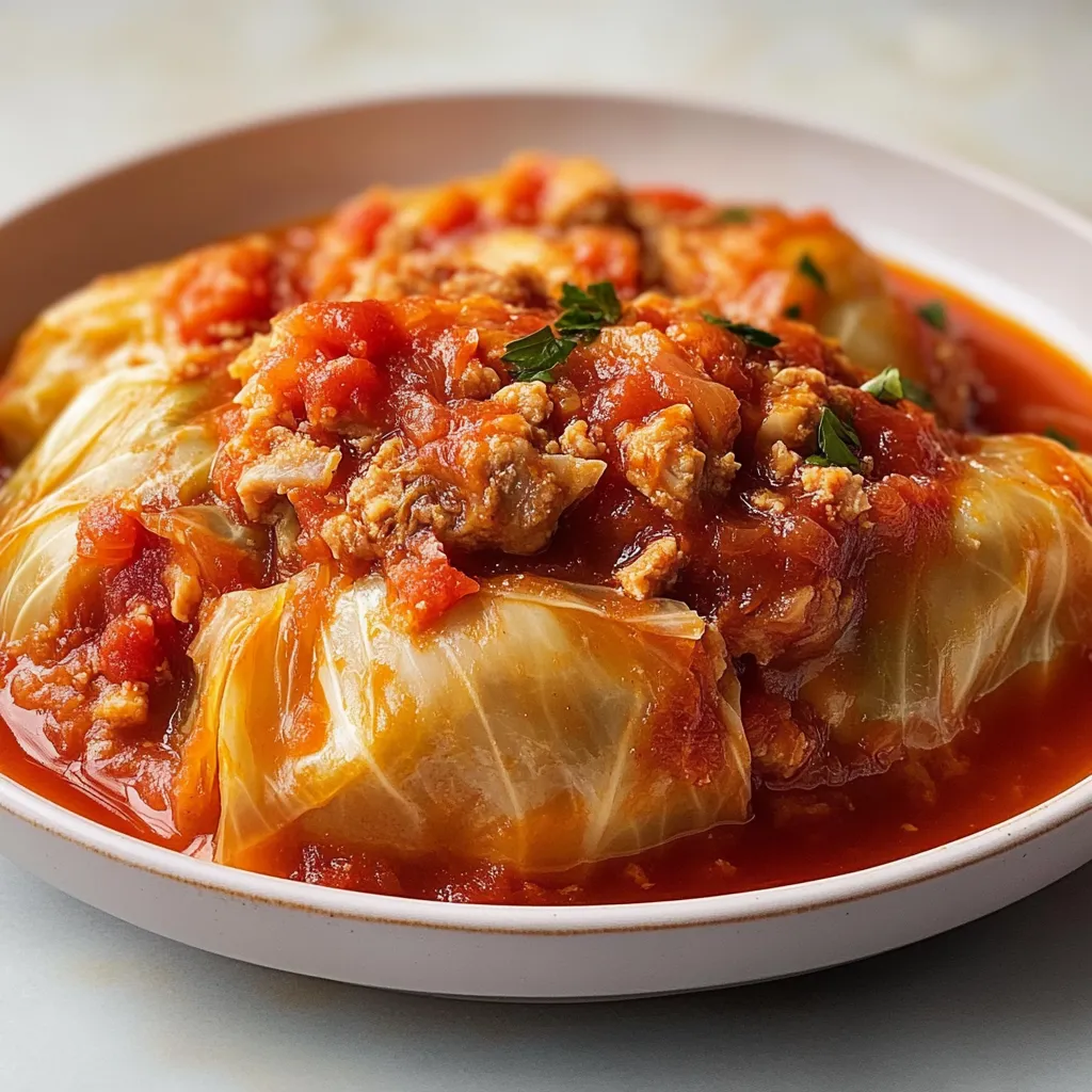 Savor Easy Delicious Slow Cooker Unstuffed Cabbage Rolls