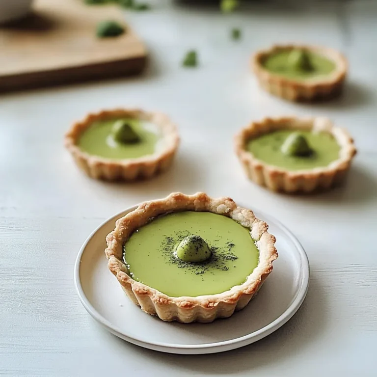 Elevate Your Dessert with a Delicious Matcha Egg Tart Treat