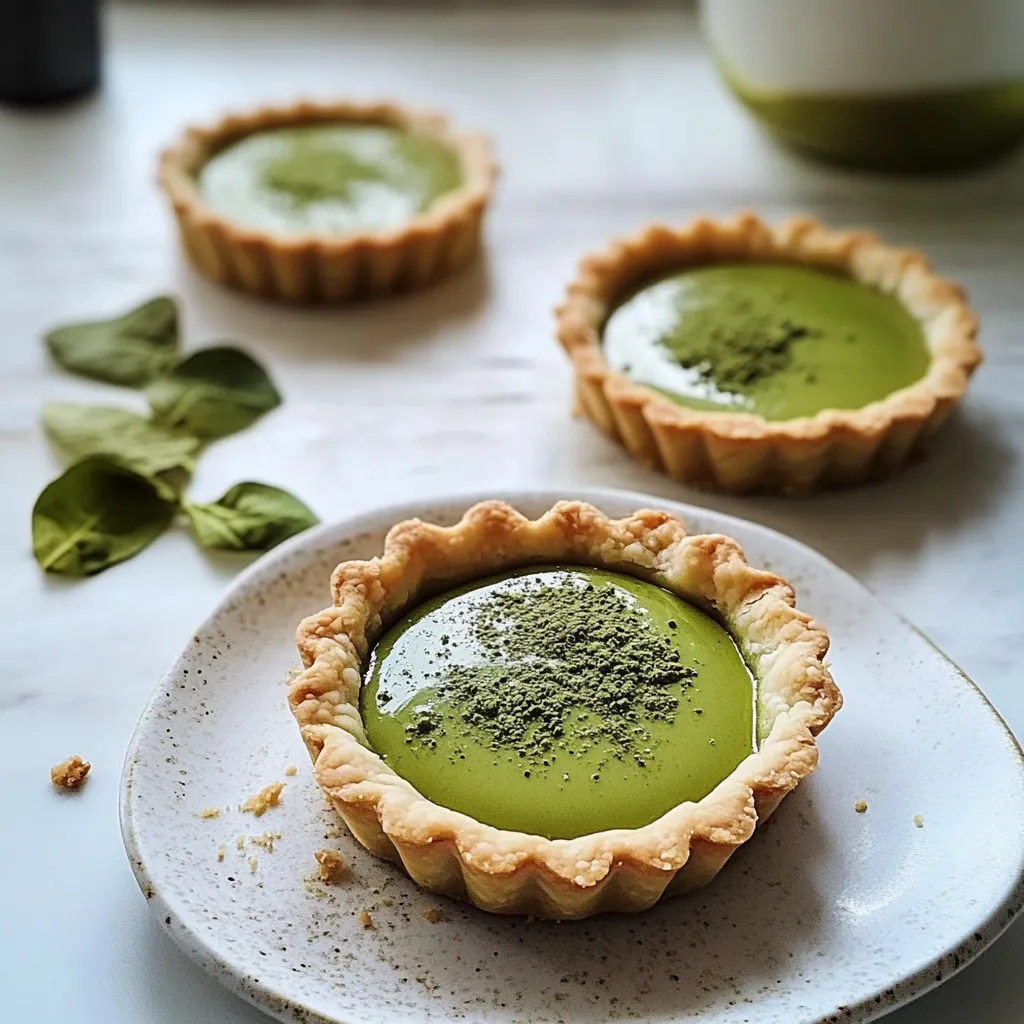 Elevate Your Dessert with a Delicious Matcha Egg Tart Treat