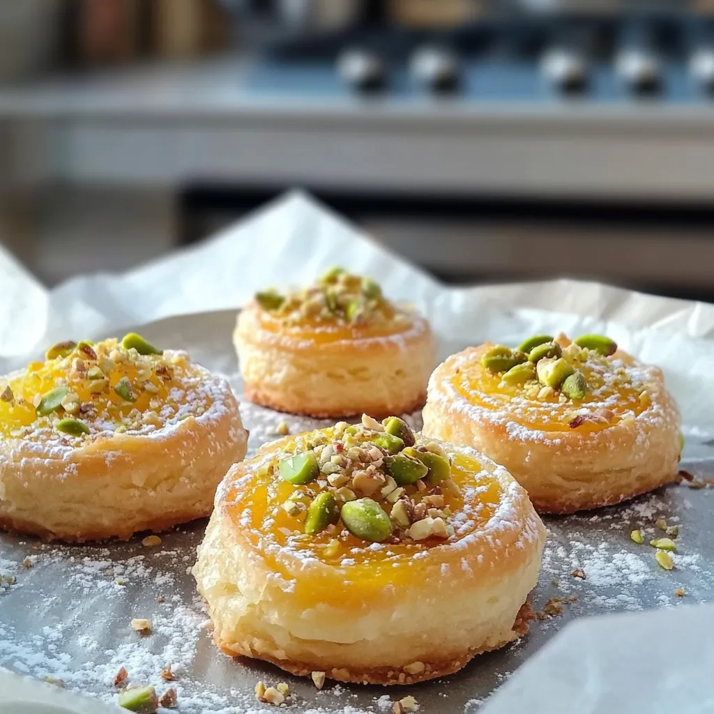 Irresistible Pistachio Orange Pastries: Freshly Baked at Home!