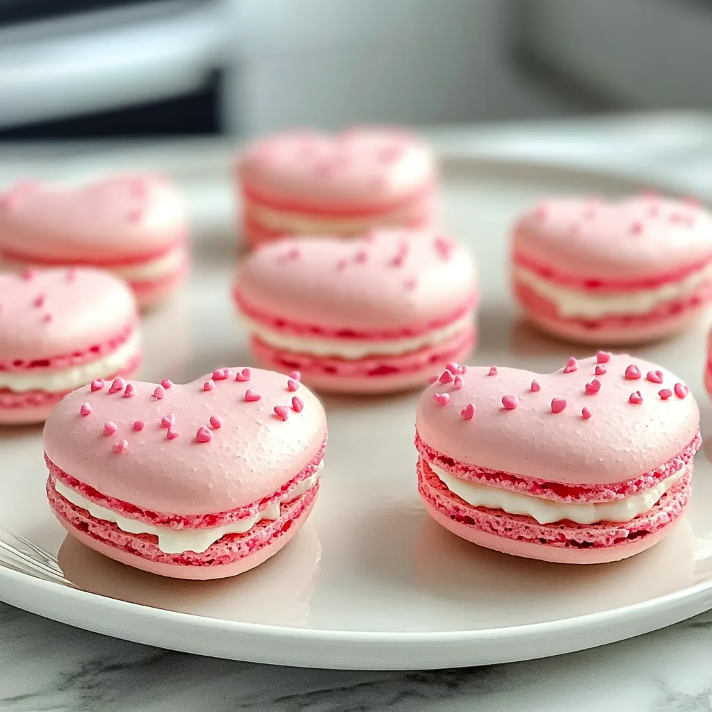 Irresistible Heart Macarons: Decadent Vanilla Buttercream Recipe