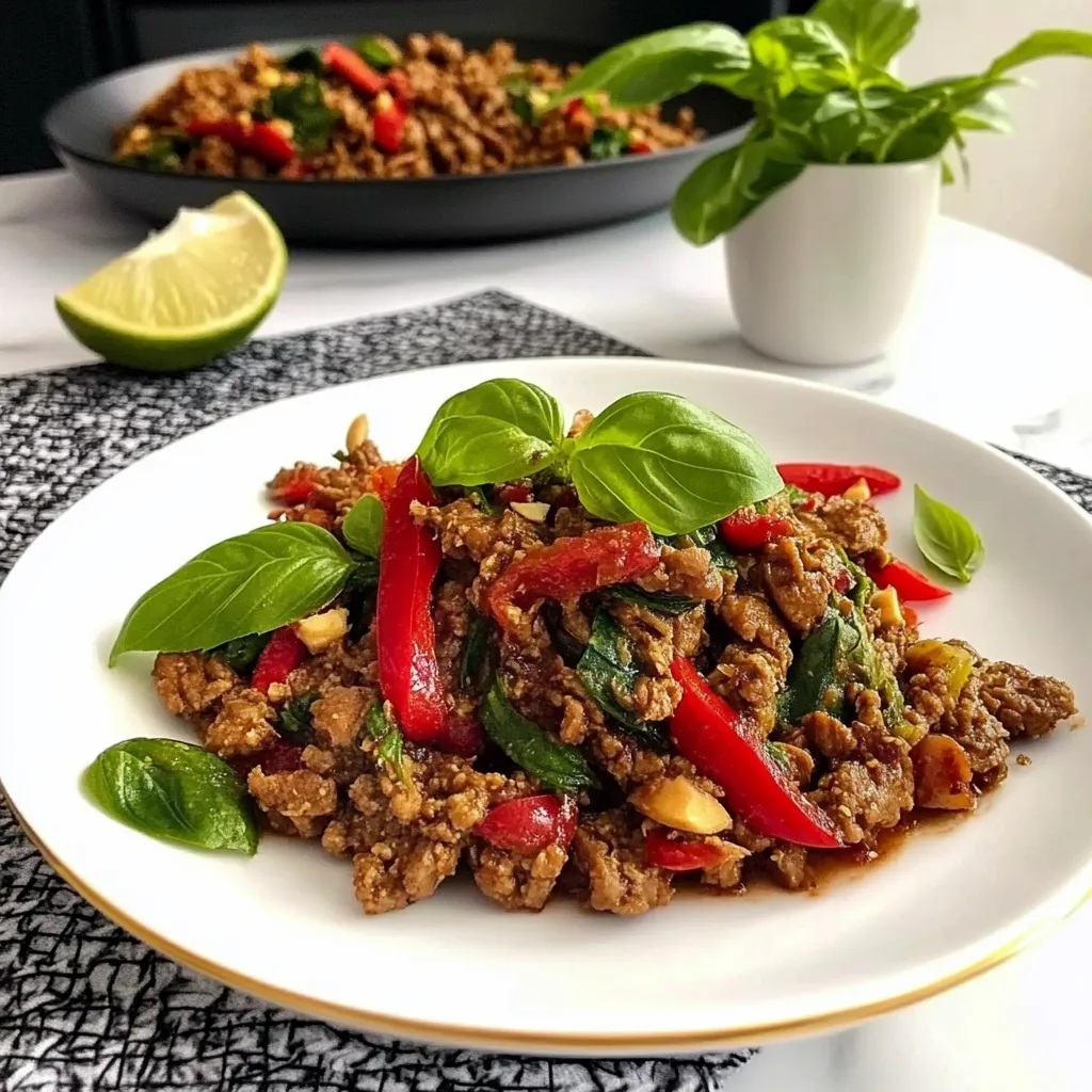 Irresistible Pad Kra Pao: Quick Thai Basil Beef Recipe!