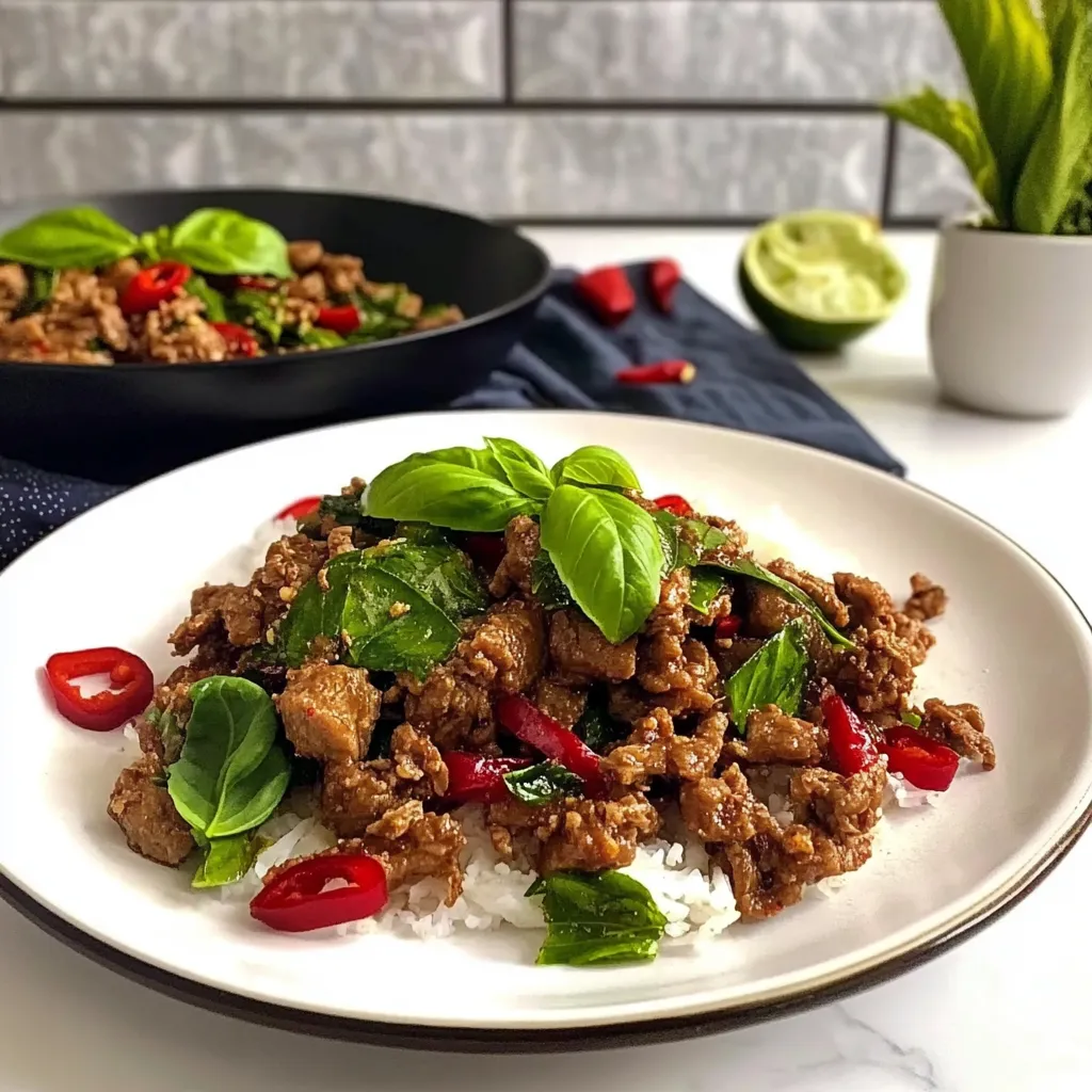 Irresistible Pad Kra Pao: Quick Thai Basil Beef Recipe!