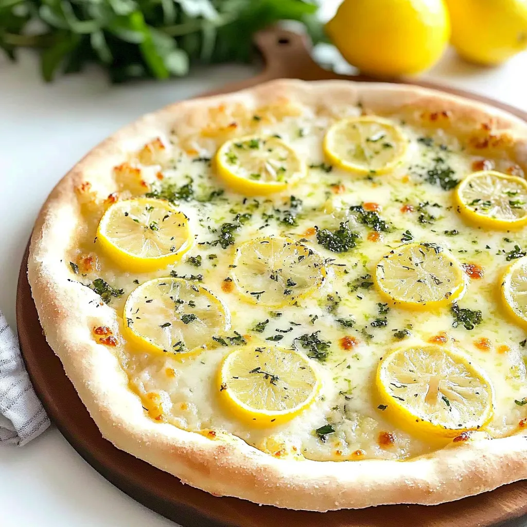 Revamp Your Pizza Game: Pizza Bianca w/ Lemon Delight!