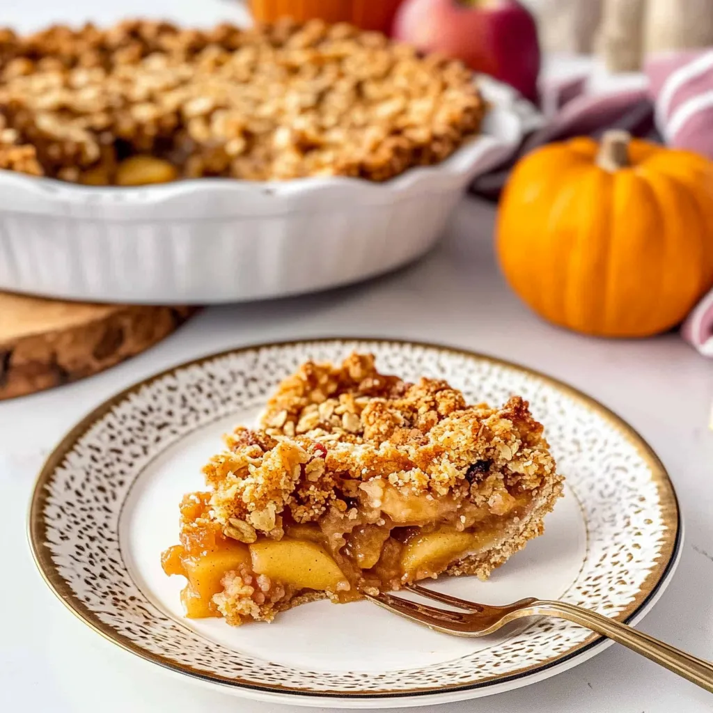 Irresistible Pumpkin Pie Apple Crisp Recipe for Fall Delight