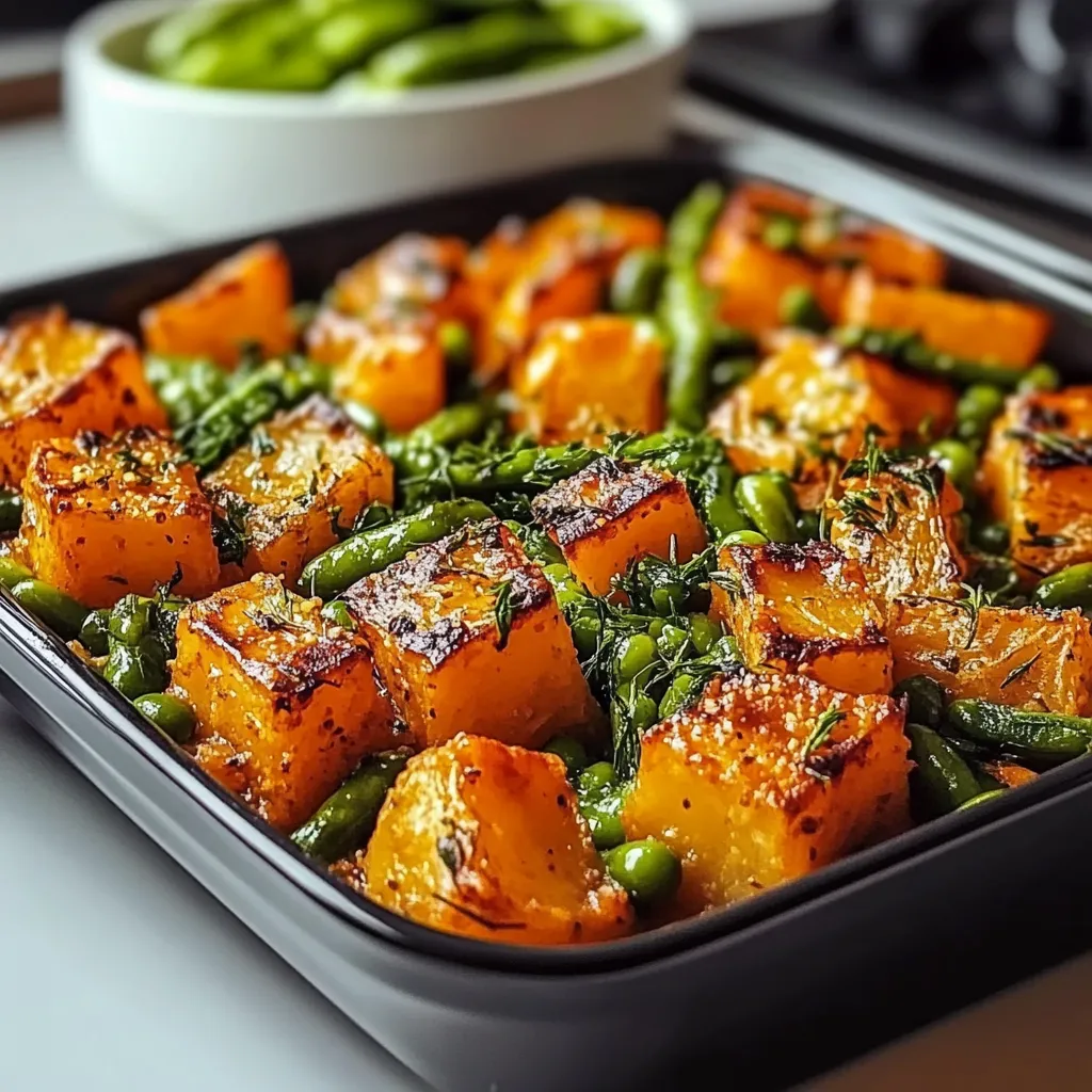 Savory Sweet Potato & Green Bean Tray Bake: Easy & Tasty Recipe
