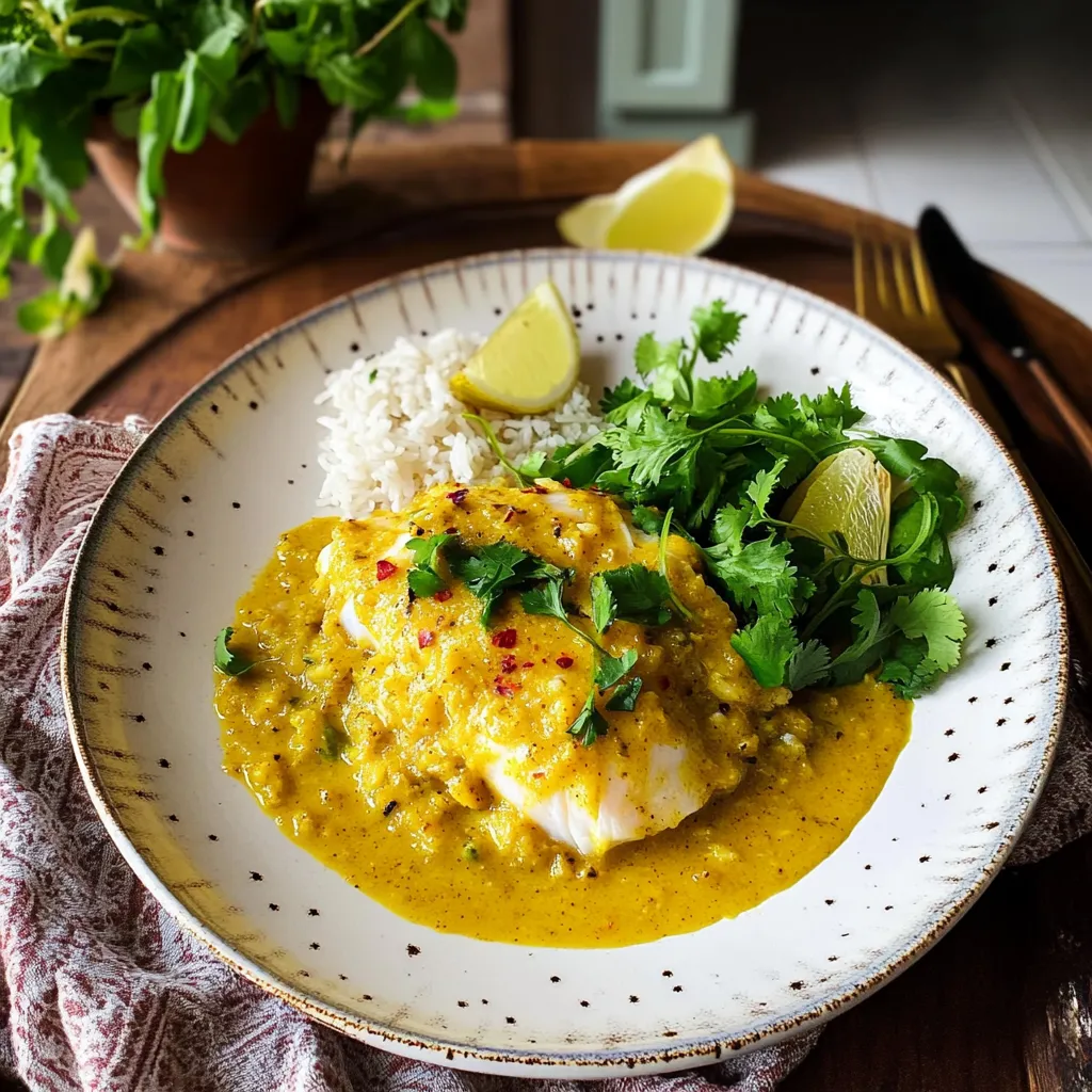 Savory Yellow Curry Poached Cod: A Delightful Recipe Boost